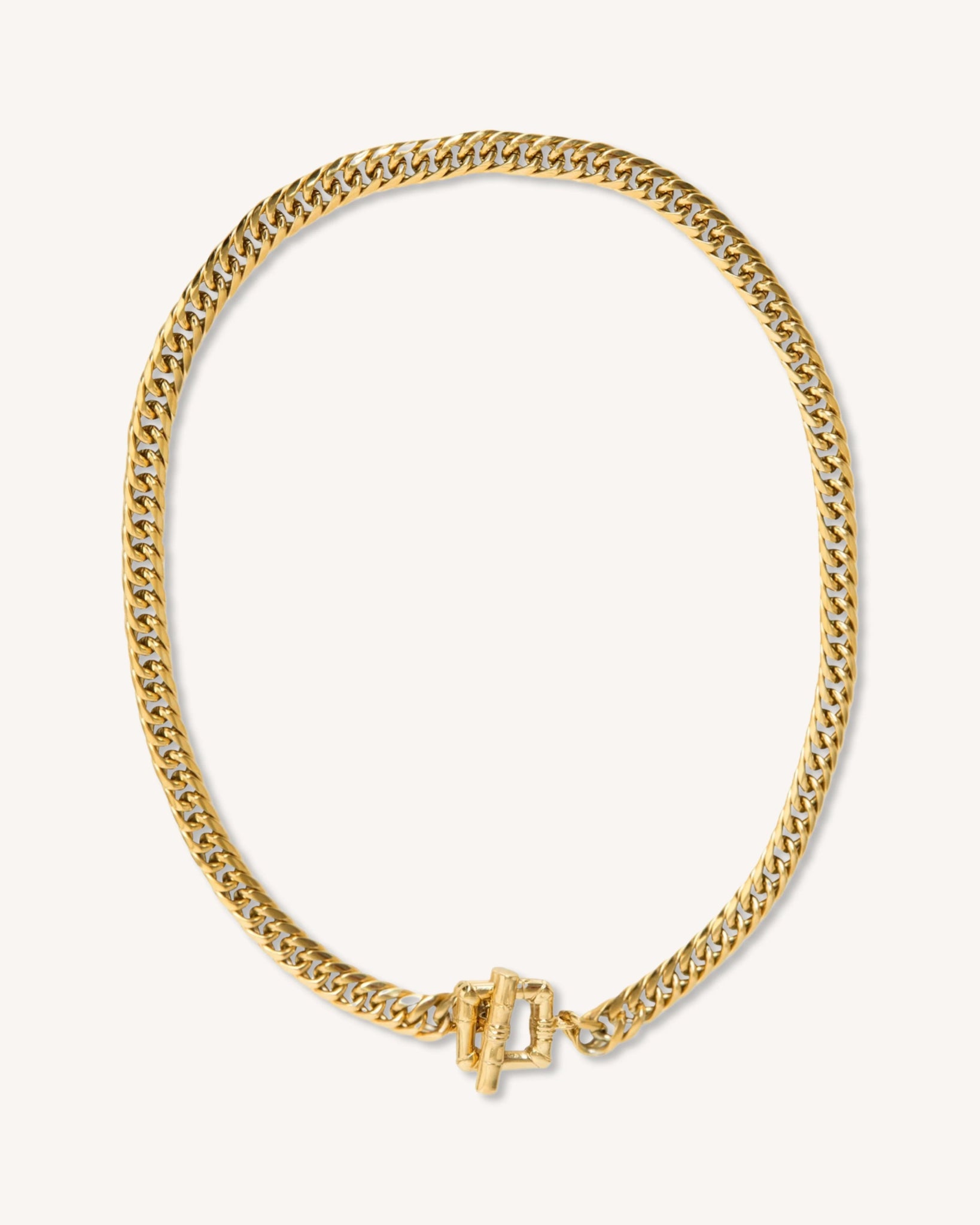 NECKLACE WITH BAMBOO CLOSURE - Seeiou